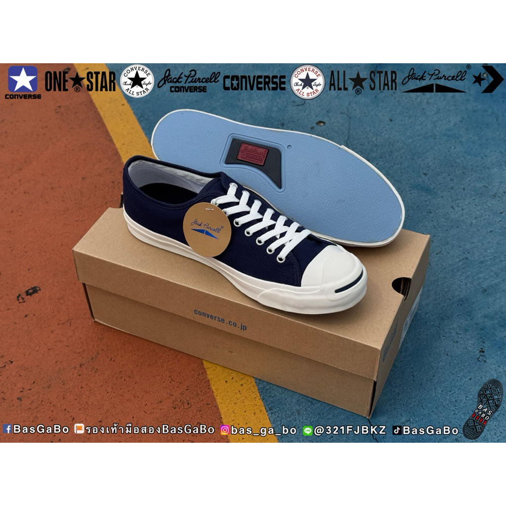 CONVERSE JACK PURCELL NAVY JAPAN EDITION รับประกันแท้ JackPurcell ...