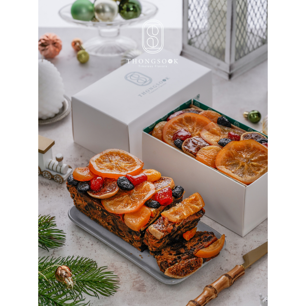[630 กรัม] Special Topping Friut Cake ฟรุตเค้กพรีเมียมทองสุก | สูตร ...