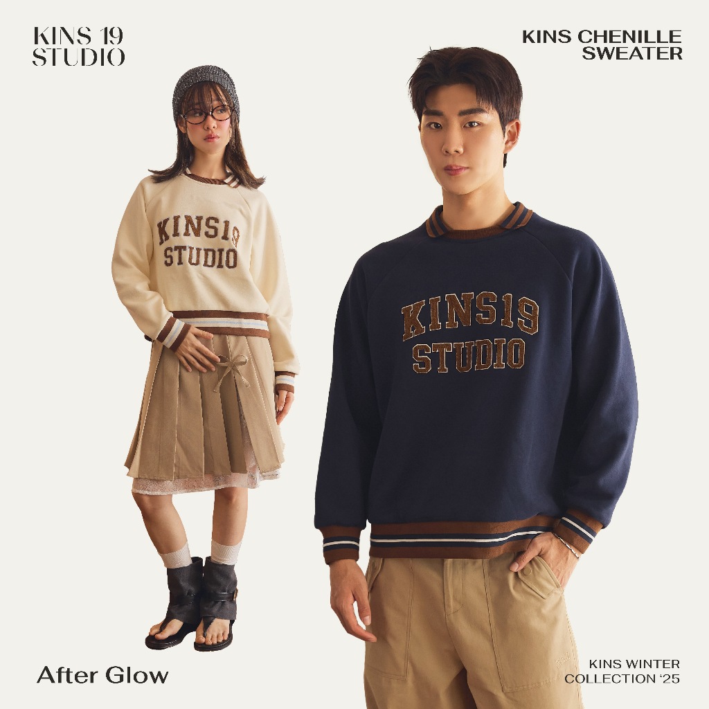 KINS 19 STUDIO | KINS Chenille Sweater เสื้อสเวตเตอร์คินส์ [KN326 ...