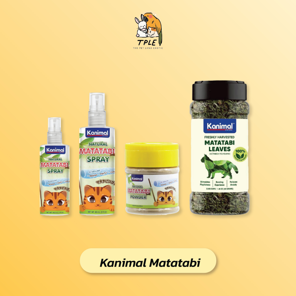 Kanimal Natural Matatabi มาทาทาบิผง ช่วยให้แมวผ่อนคลาย | Shopee Thailand