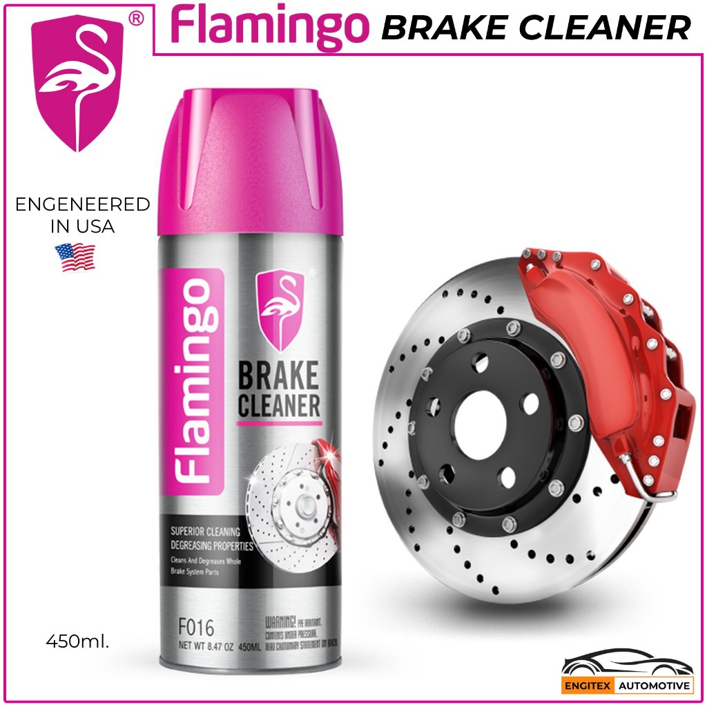 Flamingo Brake Cleaner สเปรย์ทำความสะอาด ระบบเบรก ขจัดคราบน้ำมัน ฝุ่น ...