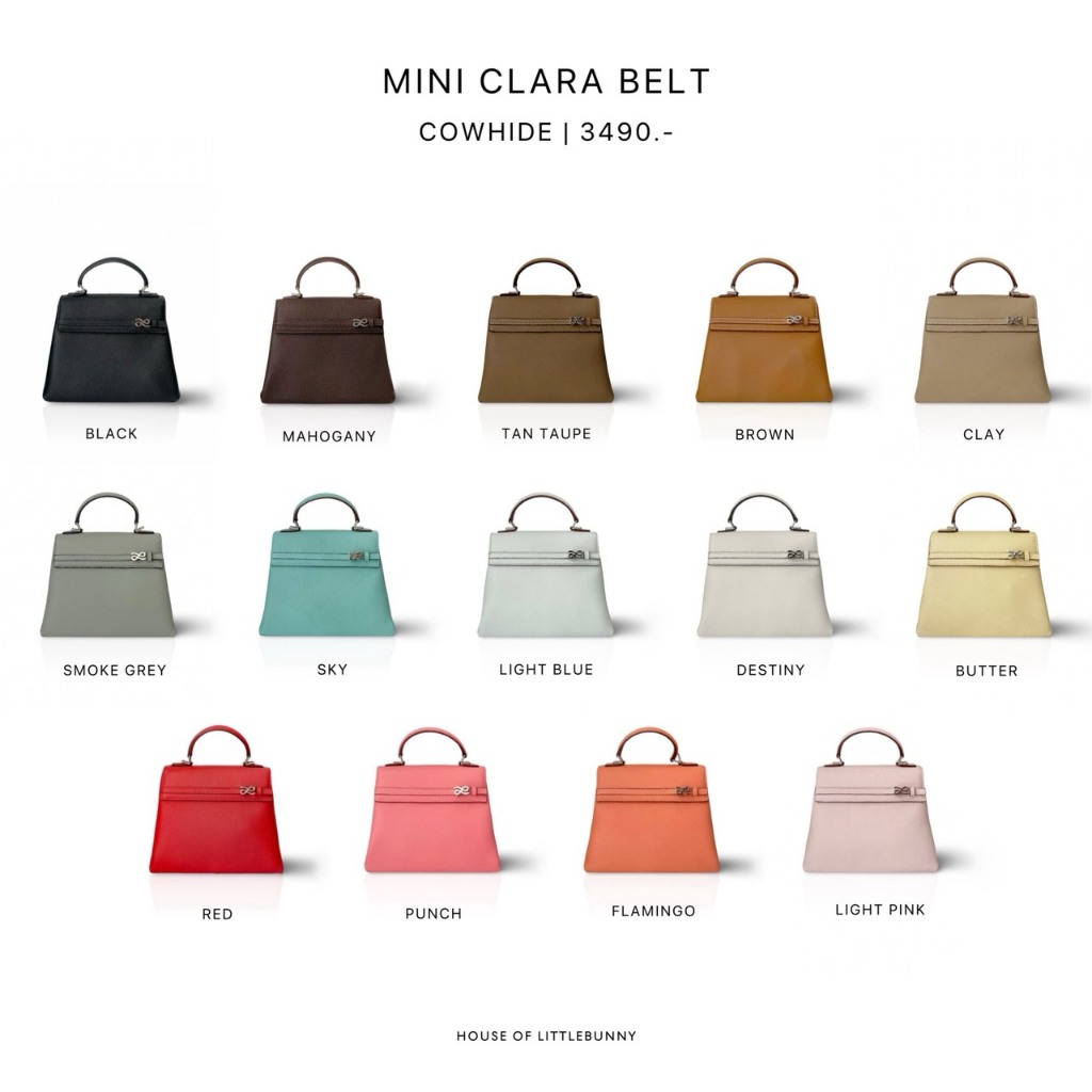 LITTLEBUNNY official Mini clara belt 22cm (Genuine leather) | Shopee ...