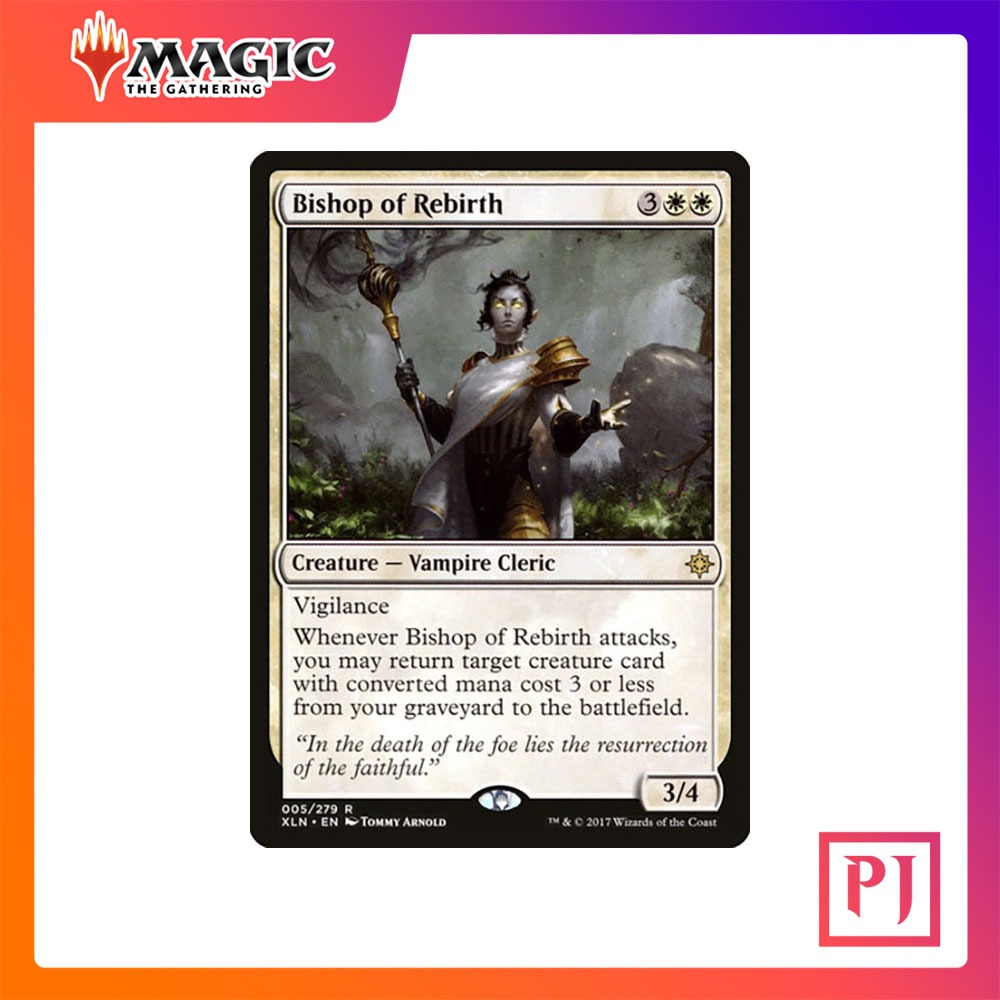 [MTG] Bishop of Rebirth [XLN] [WHITE] [RARE] [NORMAL] [ENG] (การ์ดเมจิค ...