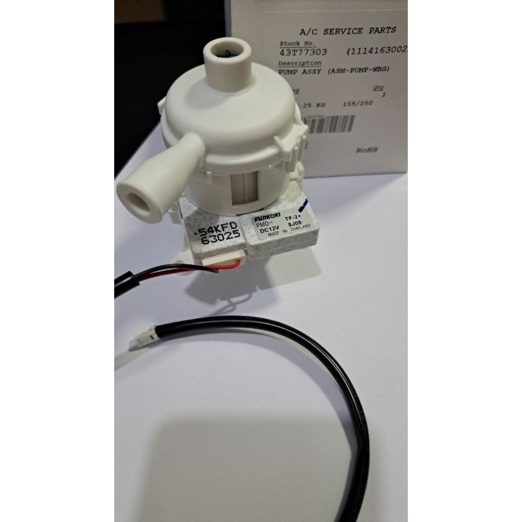 ปั้มน้ำ Carrier, Toshiba 43T77303 แทน 43T77301 ของแท้ (รุ่นในรายละเอียด ...