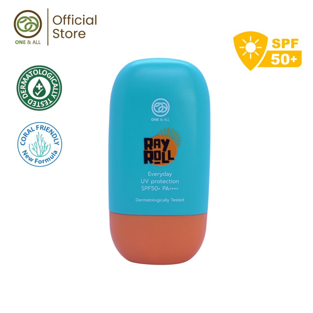 [New] กันแดดทาทับเมคอัพ One&All RayRoll Everyday UV Protection SPF50+PA ...