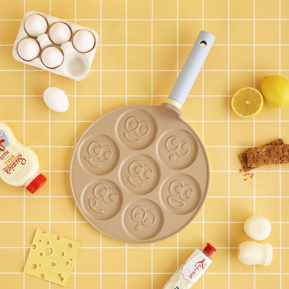( พร้อมส่ง ) Neoflam Kiki IH Induction Pancake Pan กระทะแพนเค้กมีหลุม 7 ...