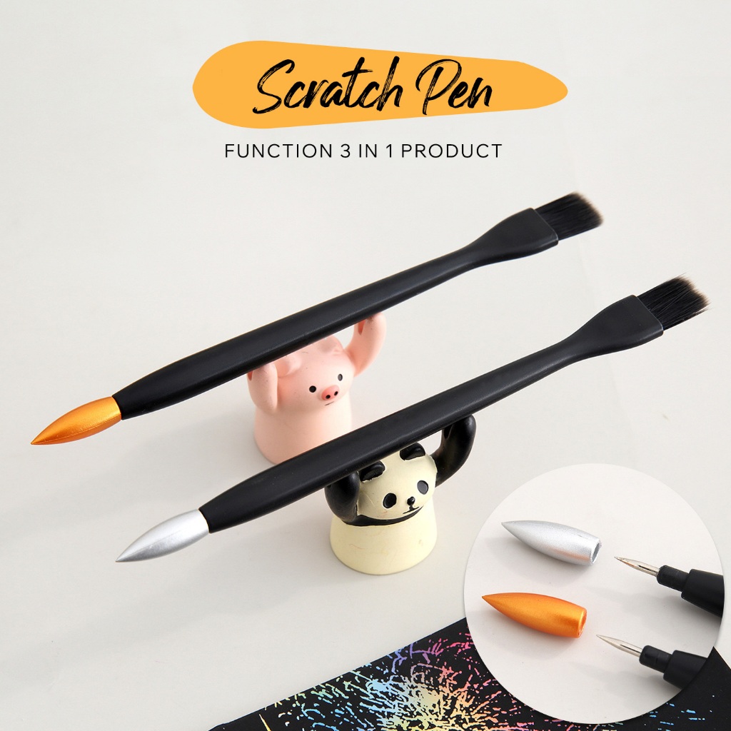 Scratch Pen 3 in 1 ปากกาขูดอเนกประสงค์ DIY | Shopee Thailand