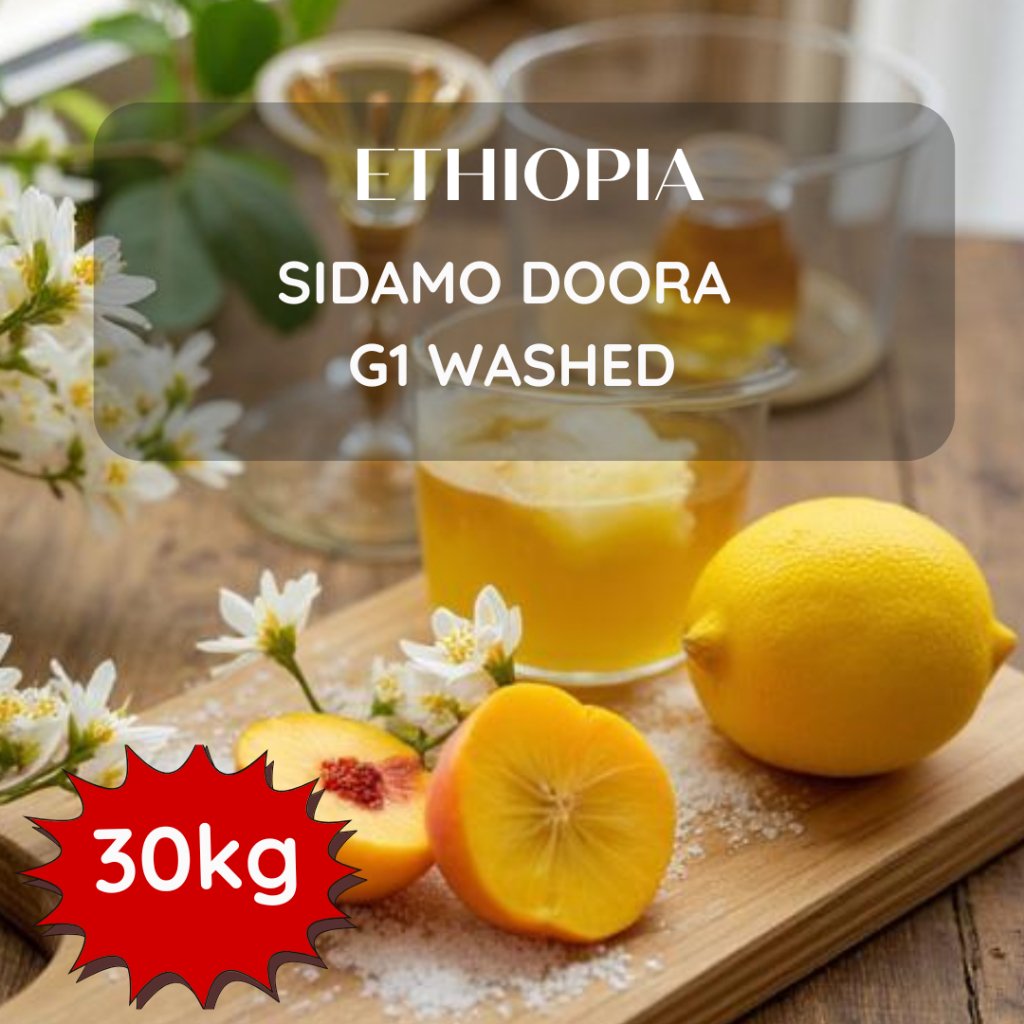 สารเมล็ดกาแฟ Ethiopia Sidamo Doora G1 Washed ขนาด 30 kg | Shopee Thailand