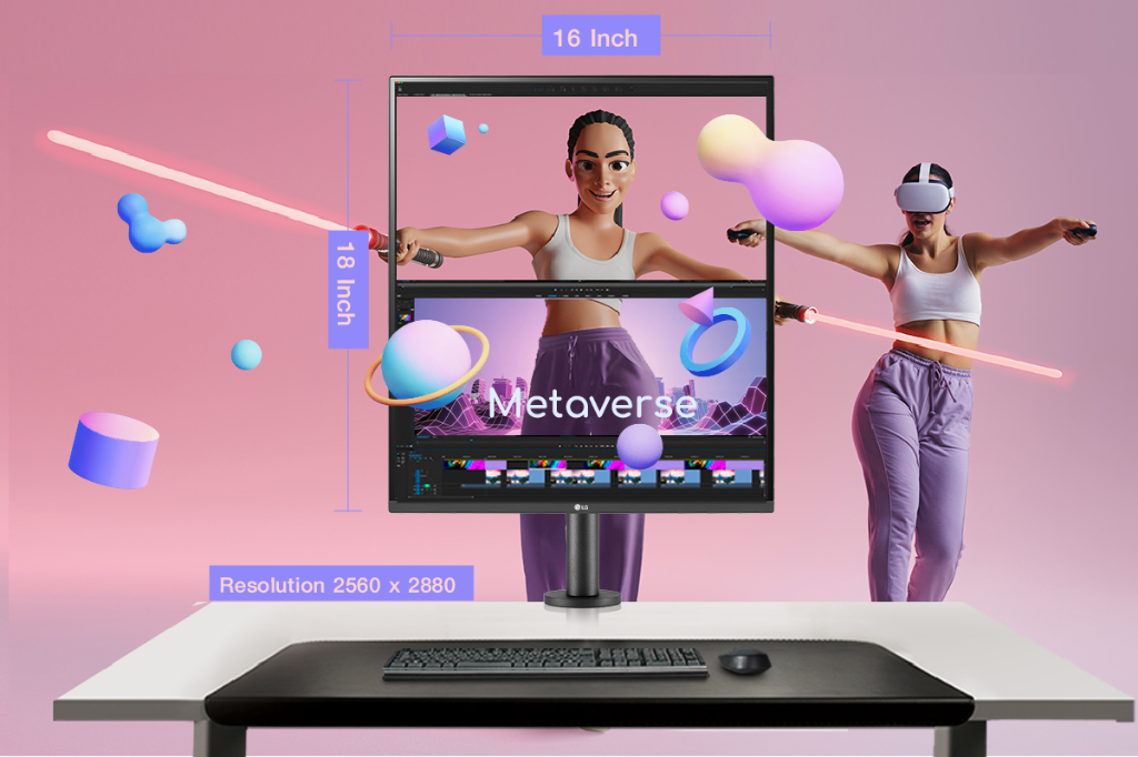 LG Monitor 28MQ780-B | 28" FHD | IPS | 5ms | 60Hz | พร้อม Ergo Stand ...