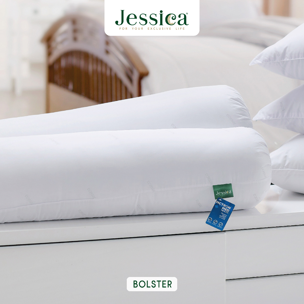 Jessica Bolster หมอนข้าง เส้นใยโพลีเอสเตอร์ ป้องกันไรฝุ่น แบคทีเรีย ...