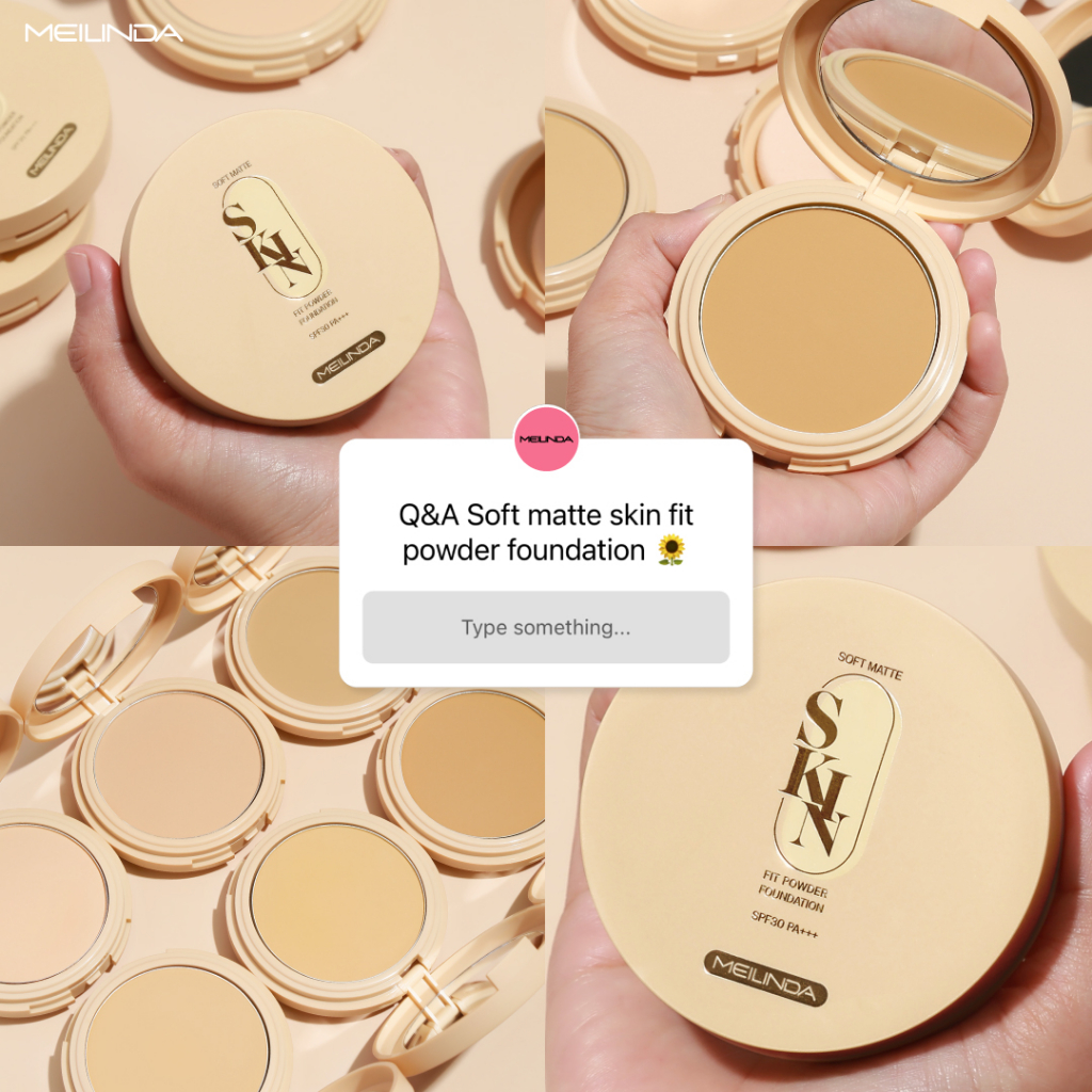 MEILINDA Soft matte skin fit powder foundation (MC8016) | Shopee Thailand