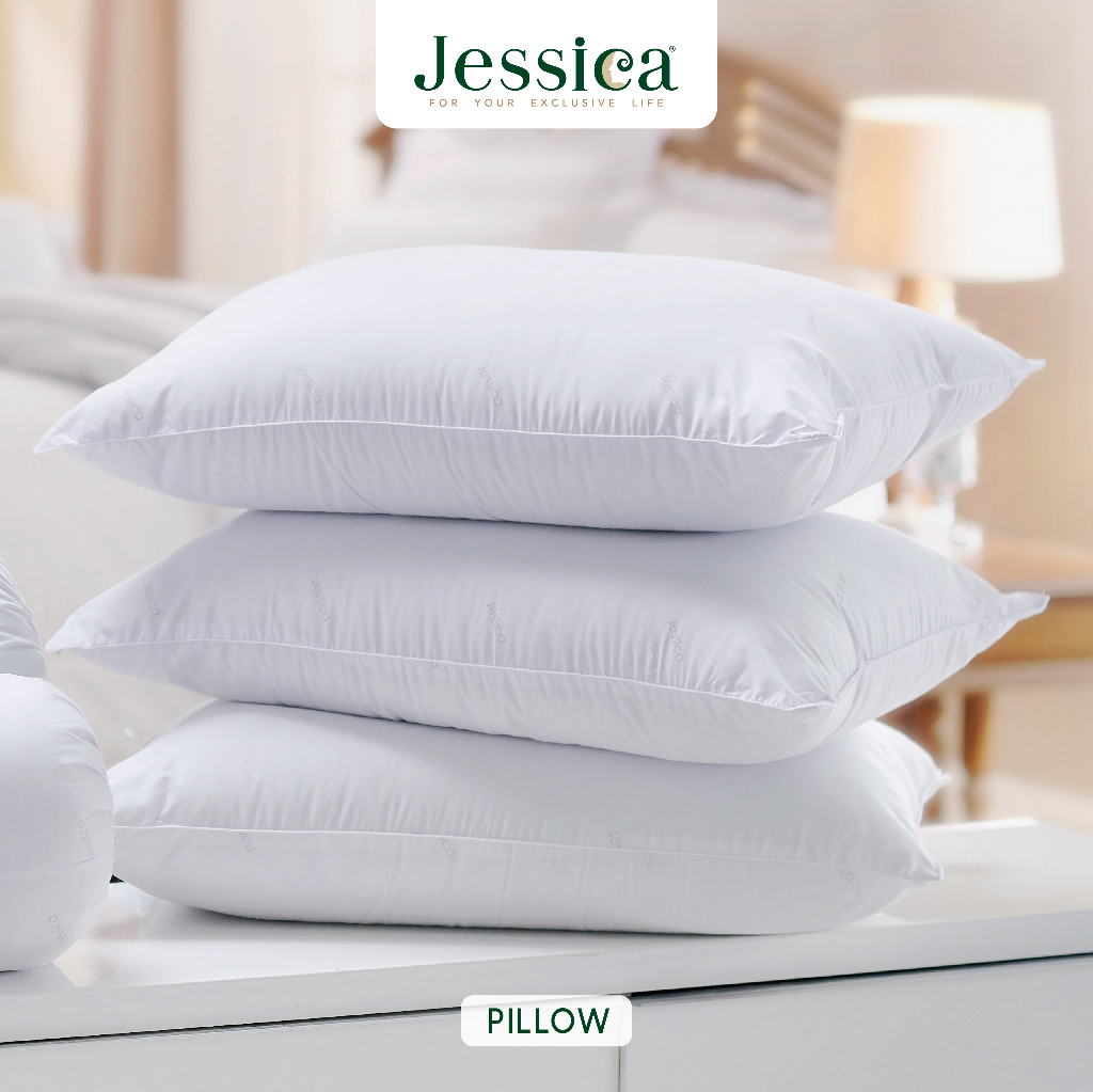 Jessica Pillow หมอนหนุน ใยโพลีเอสเตอร์ ป้องกันไรฝุ่น แบคทีเรีย | Shopee ...
