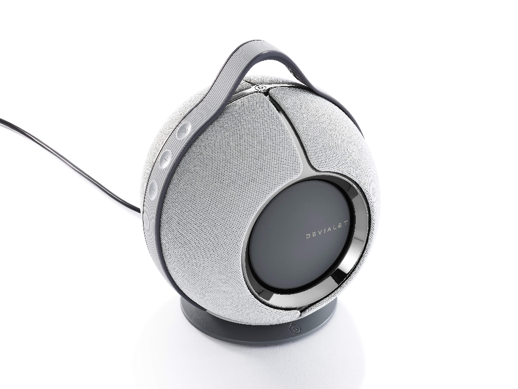 Devialet Mania 95 dB - Light Grey ลำโพงแบบพกพา ให้เสียงสเตอริโอ 360 ...