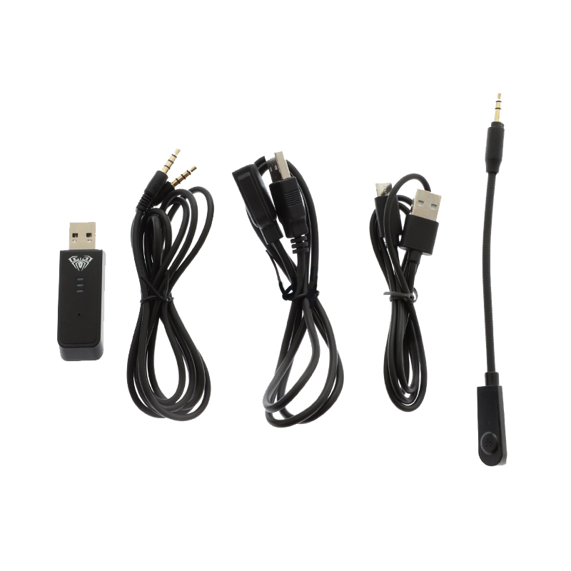 หูฟังเกมมิ่งไร้สาย - AULA F608 - Surround 7.1 รองรับ 3 ระบบ Wireless 3in1 RGB Gaming Headset ...