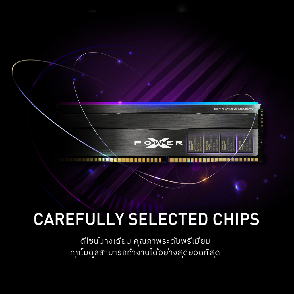 Silicon Power RGB Gaming RAM PC DDR4 เกมมิ่งแรม รุ่น XPOWER Zenith RGB ...
