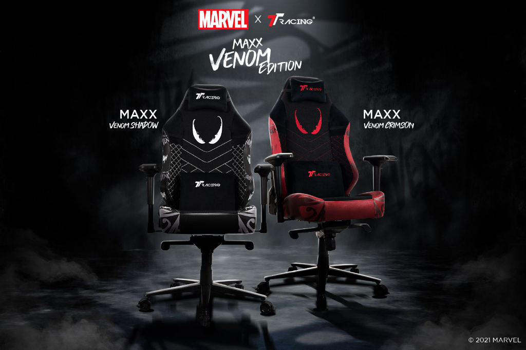 TTRacing Maxx Gaming Chair - Marvel Venom เก้าอี้สำนักงาน เก้าอี้เกม ...