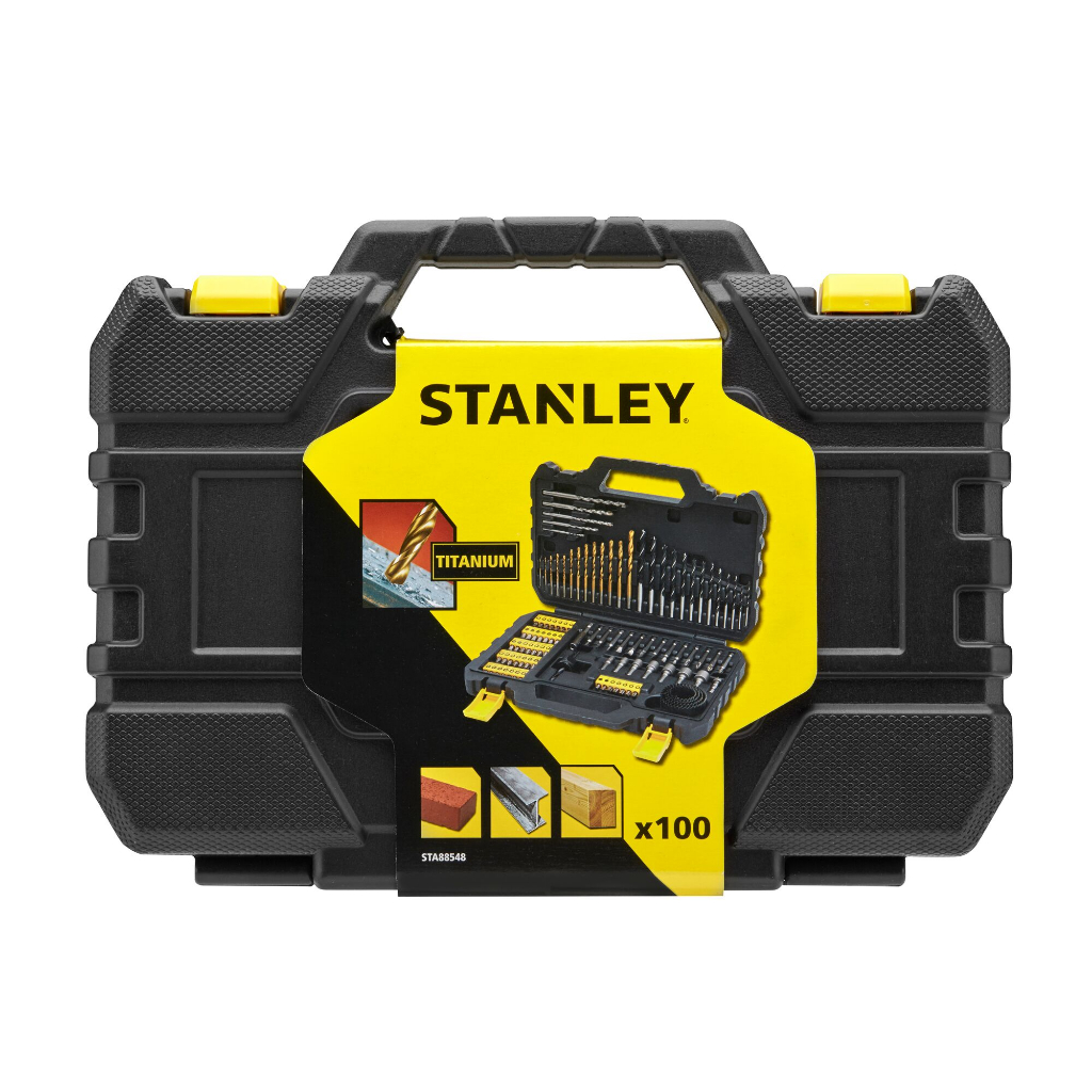 STANLEY ชุดดอกไขควง ดอกสว่าน 100 ชิ้น รุ่น STA88548-XJ | Shopee Thailand