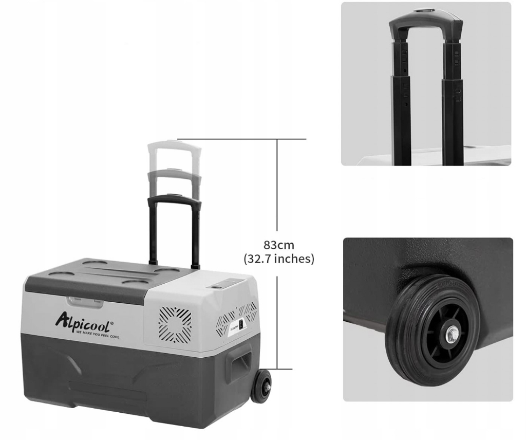ALPICOOL CX30 ตู้เย็นขนาดเล็กพกพาสำหรับตั้งแคมป์ คาร์แคมป์ ขนาด 30 ลิตร ...
