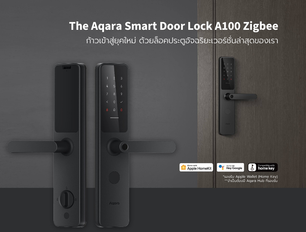 Aqara Smart Door Lock A100 Zigbee ชุดล็อคประตูอัจฉริยะ ควบคุมผ่านมือถือ ...