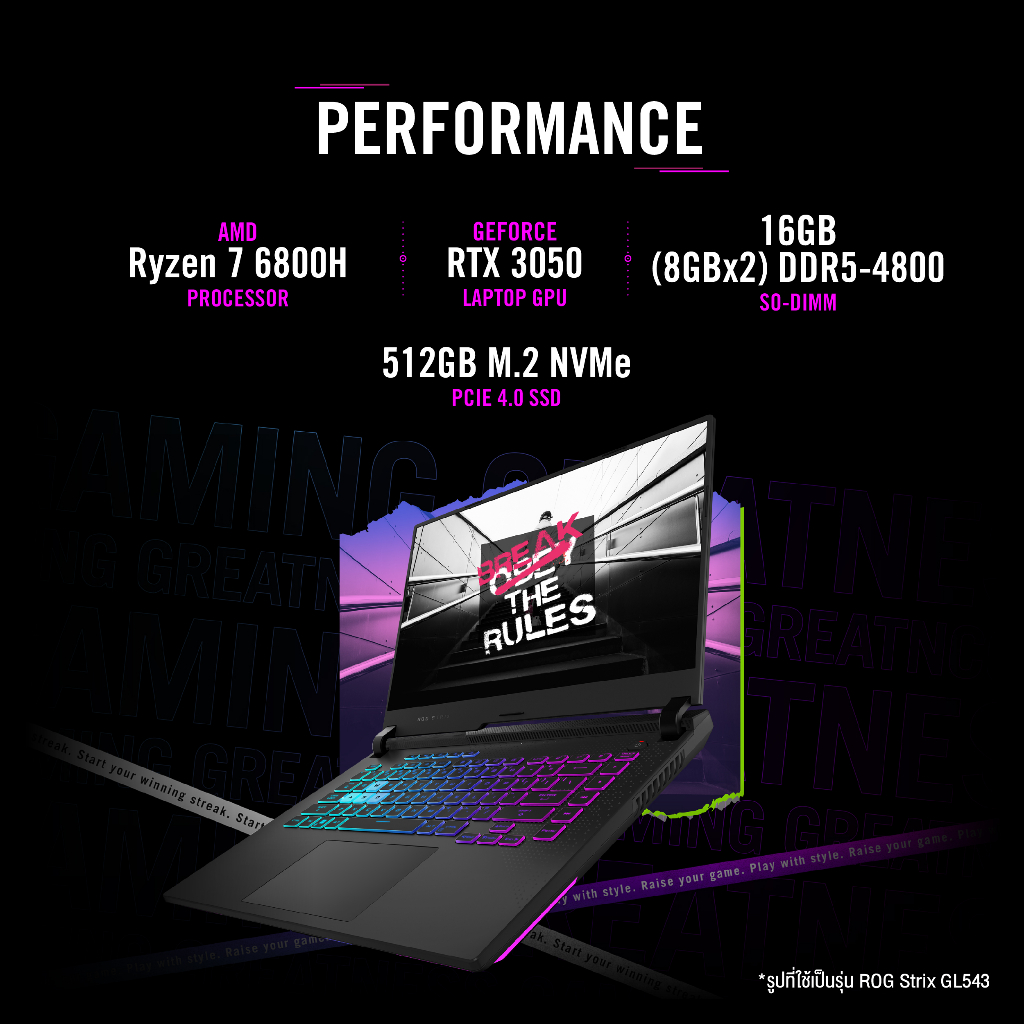 ASUS ROG Strix G17 (G713RC-HX032W) Gaming Laptop, 18” 144Hz FHD ...