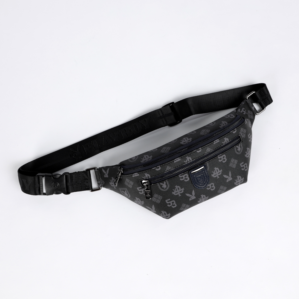 Playboy:Monogram Men's Chest bag กระเป๋าคาดอกคาดเอวผู้ชาย รุ่นST ...