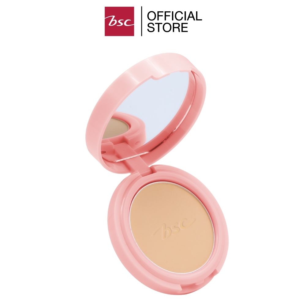 BSC BLUR&BRIGHT POWDER SPF 50 PA++++ แป้งผสมรองพื้นเนื้อแมทท์ มอบสัมผัส ...