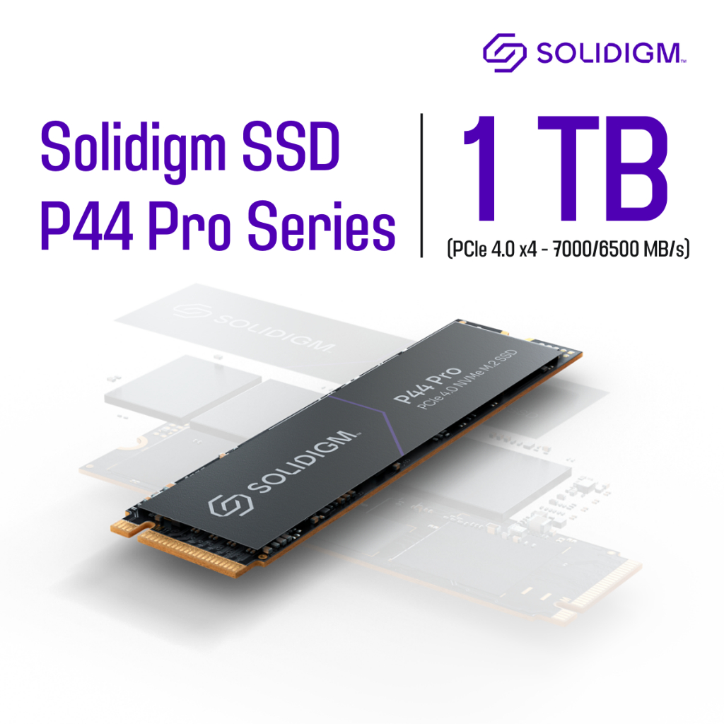 Solidigm SSD เอสเอสดี รุ่น P44 Pro 1TB (7000/s PCIe 4.0x4/ M.2 2280 ...