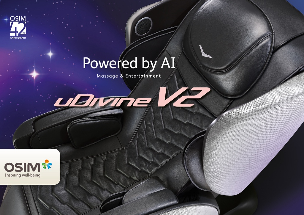 OSIM uDivine V2 AI Massage Chair เก้าอี้นวดไฟฟ้า AI | Shopee Thailand