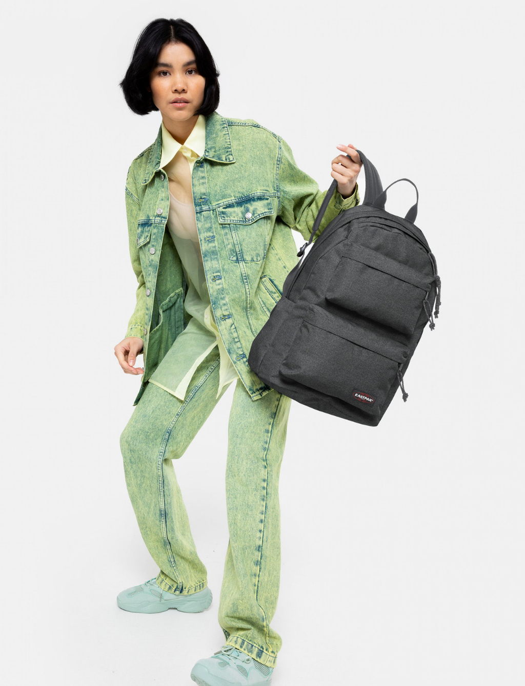 EASTPAK Padded Double Backpack กระเป๋าเป้ กระเป๋าเป้ รองรับคอมพิวเตอร์ ...