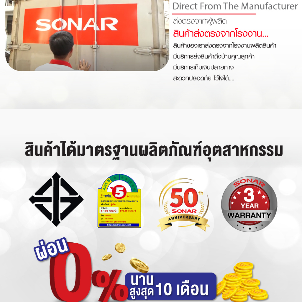 SONAR วิทยุทรานซิสเตอร์ FM/AM รุ่น CDX-P111 แบบพกพา วิทยุสื่อสาร มีไฟฉายในตัว พกพาสะดวก USB/SD ...