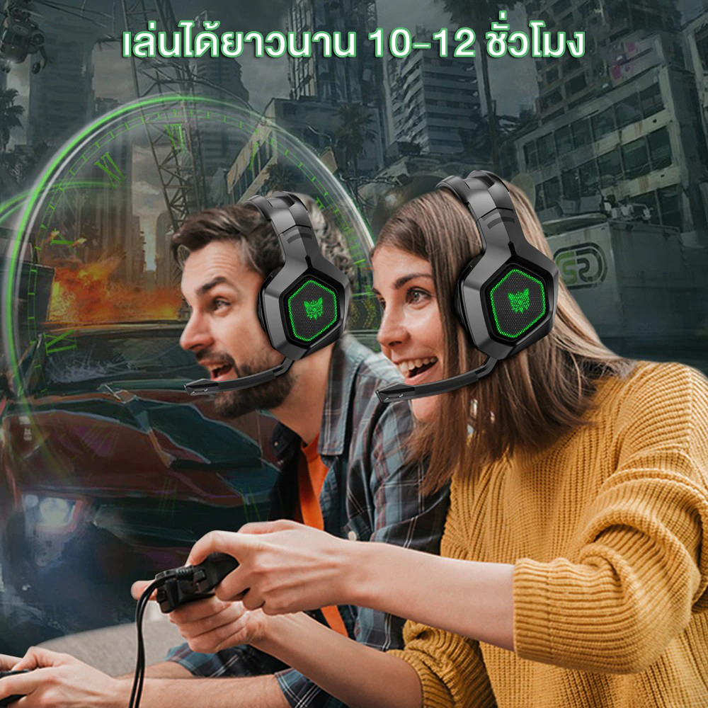 ONIKUMA K10 3.5 / K10 7.1 / K10 2.4G / K10 Pro Gaming Headset หูฟังเกมมิ่งมีสายแบบครอบหู ...
