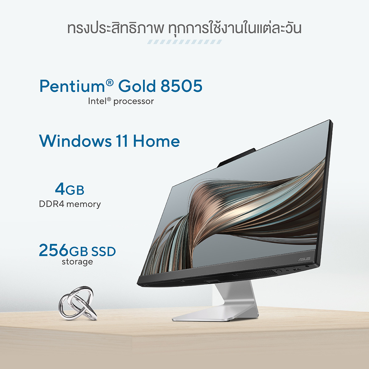 ASUS AiO A3402 (A3402WBAK-BA094W), all-in-one, 23.8" FHD, Intel Pentium ...