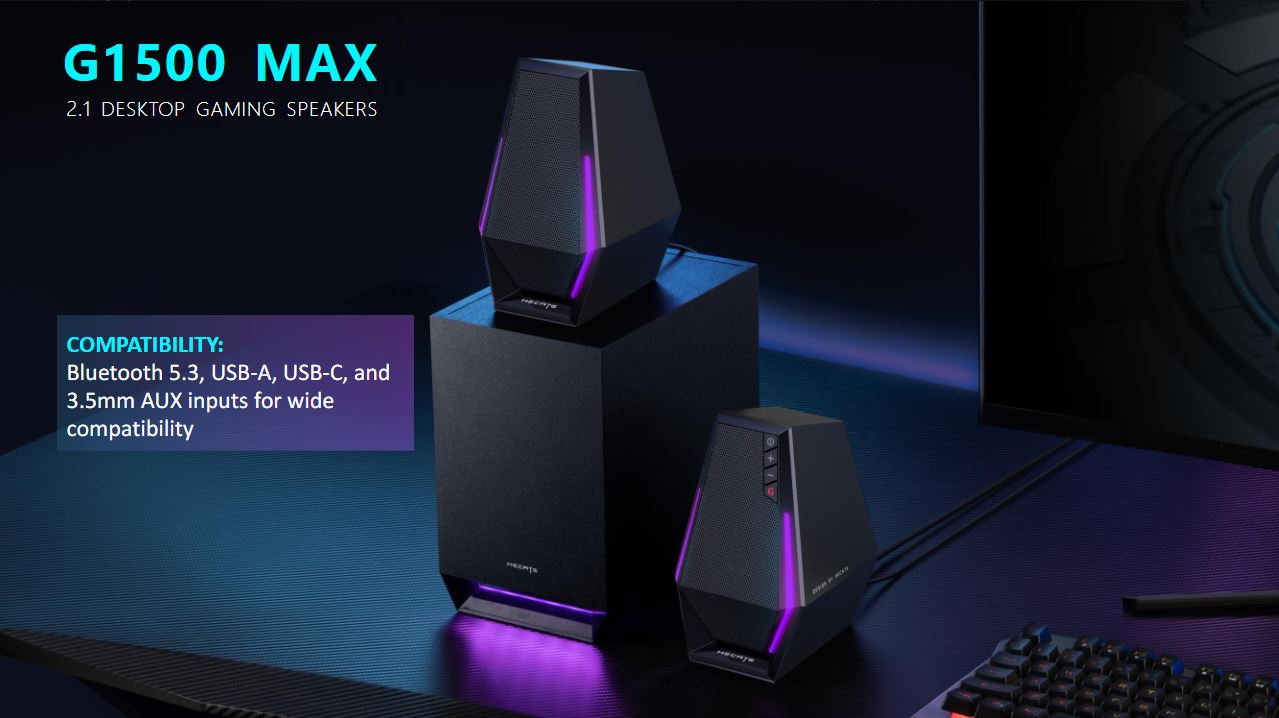 Edifier Gaming Speaker G1500 MAX 2.1Ch รับประกันศูนย์ไทย 30เดือน ...