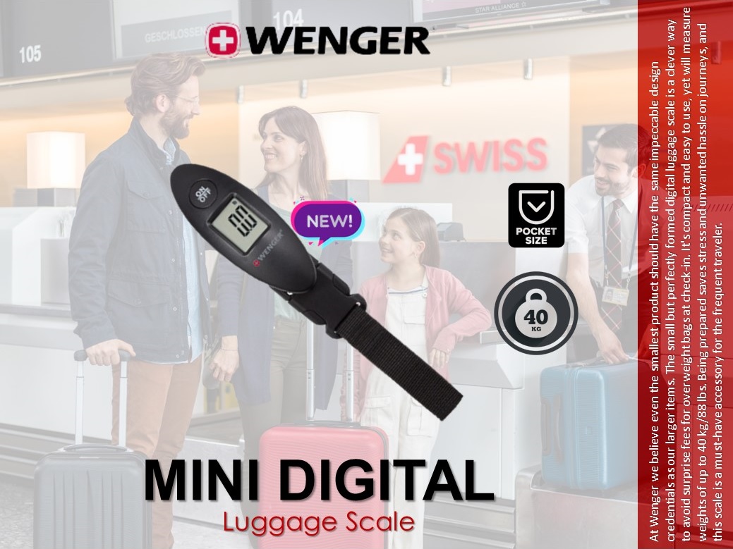 WENGER Mini Digital Luggage Scale (611883) เครื่องชั่งน้ำหนักกระเป๋า ...