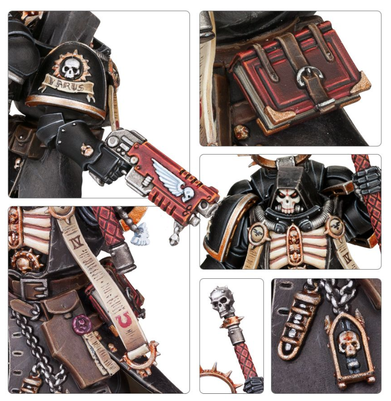 [200A พร้อมส่ง]WARHAMMER 40K:SPACE MARINES PRIMARIS CHAPLAIN โมเดลจำลอง ...