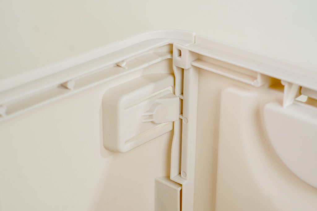 SUNSHU กล่องเก็บของอเนกประสงค์ รุ่นสีทึบ มี 2 สี 2 ขนาด 35L และ 60L ฝาไม้ แข็งแรง พับเก็บได้ วาง ...