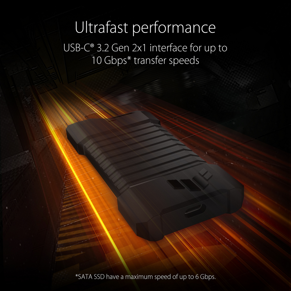 ASUS TUF Gaming A1 (90DD02N0-M00000) USB-C 3.2 Gen 2x1 SSD enclosure ...