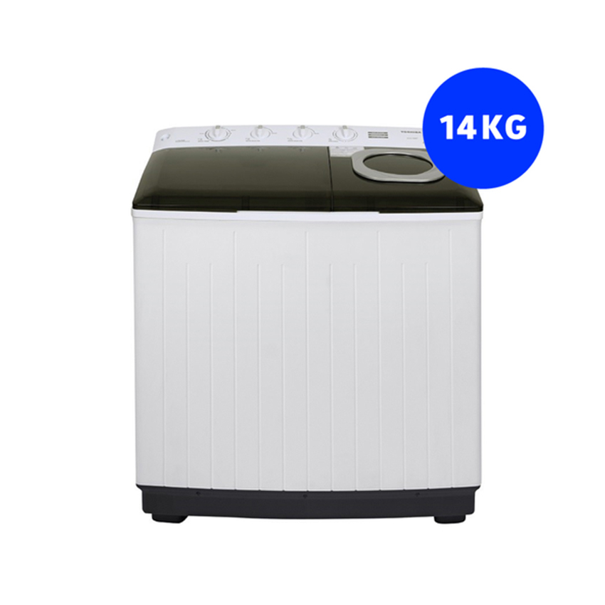 โตชิบา เครื่องซักผ้า 2 ถัง 14กก. รุ่น VH-L150MT TOSHIBA TWIN TUB WASHING MACHINE 14KG VH-L150MT ...