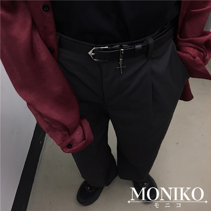MONIKO เข็มขัด จี้ไม้กางเขน สไตล์เกาหลี สําหรับผู้หญิง และผู้ชาย ...