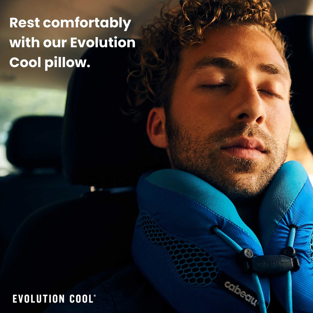 CABEAU Evolution Cool®Neck Pillow หมอนรองคอ Cooling System Technology บางเบา เย็นสบาย ไม่อึดอัด ...