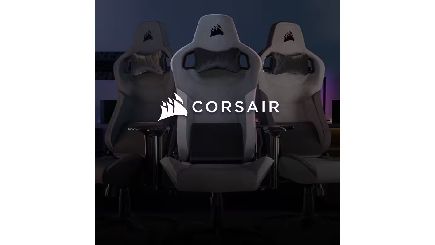 CORSAIR Chair T3 RUSH Gaming Chair — Gray/Charcoal | Shopee Thailand