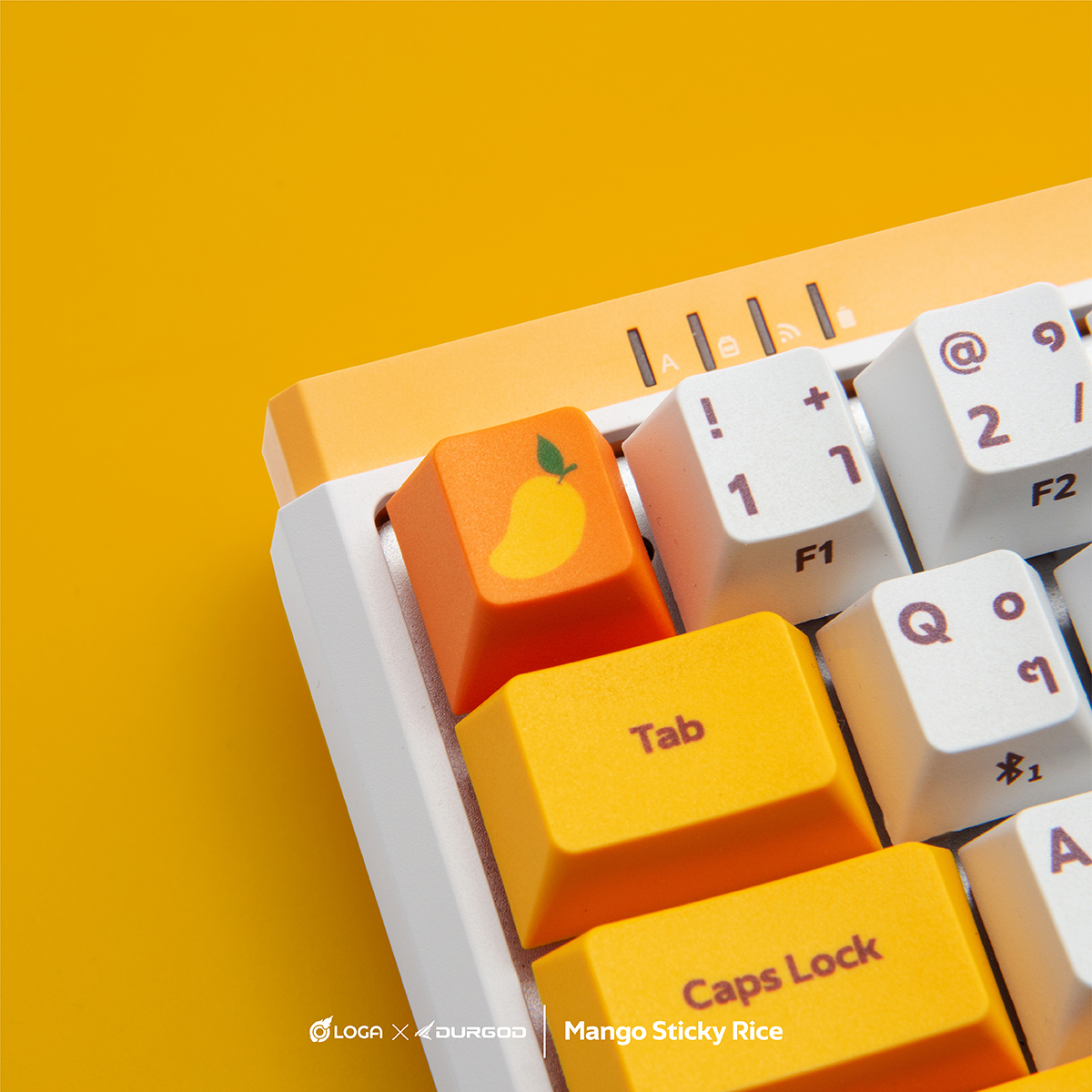 LOGA X Durgod : Mango sticky rice [ Wireless mechanical keyboard ] | Shopee Thailand