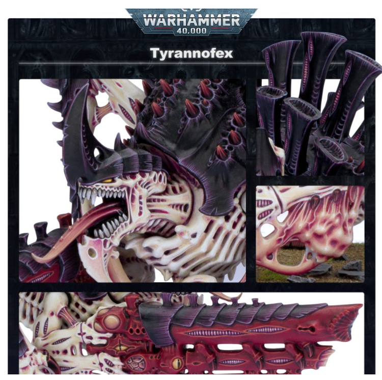 [200B พร้อมส่ง] WARHAMMER 40K: TYRANID TYRANNOFEX / TERVIGON โมเดลเกม ...