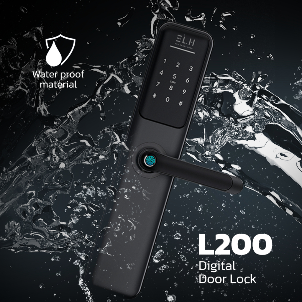 ELH Smart Digital Door Lock L200 กลอนประตูดิจิตอล (รับติดตั้ง) | Shopee ...