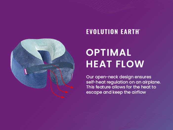 CABEAU Evolution Earth Neck Pillow หมอนรองคอ มีสายรองคาง ปลอกหมอนผลิต ...