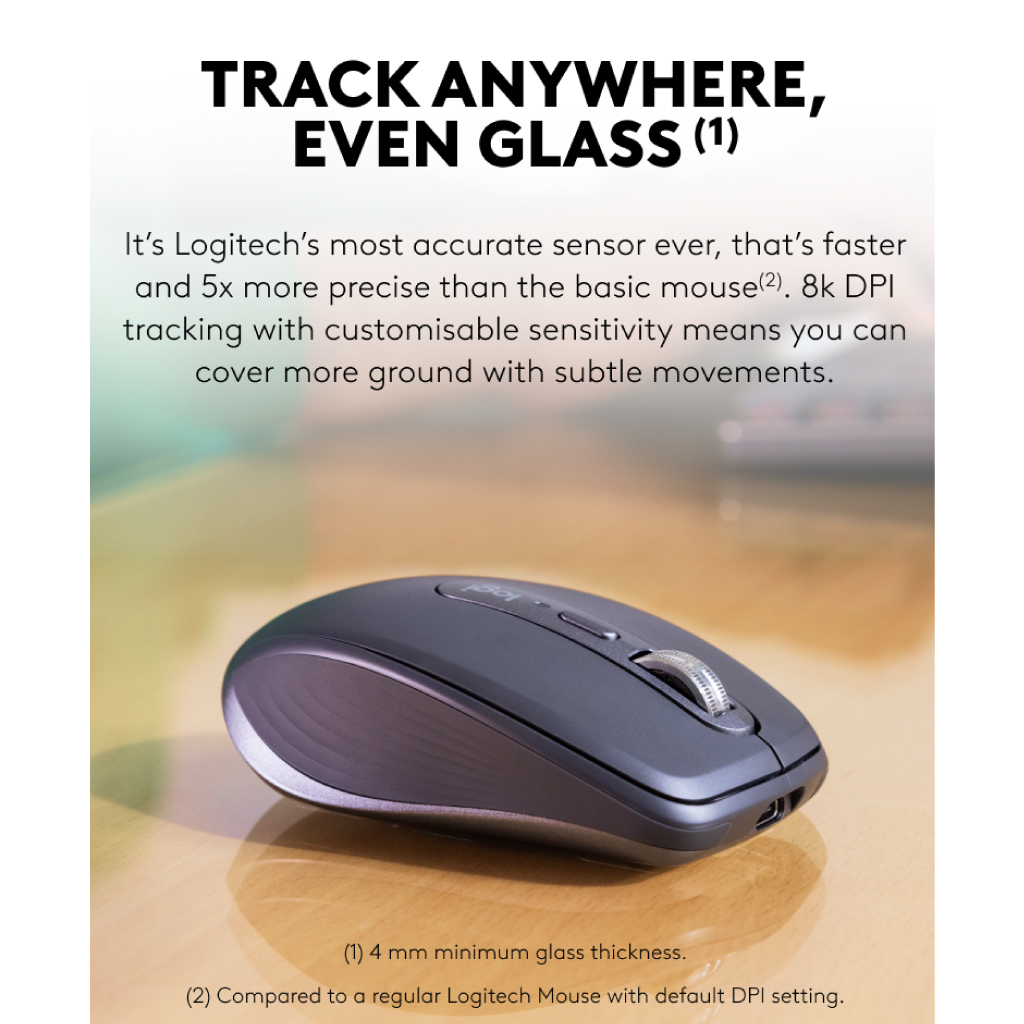 Logitech MX Anywhere 3S Compact Wireless Mouse เมาส์ไร้สายขนาดกะทัดรัด ...