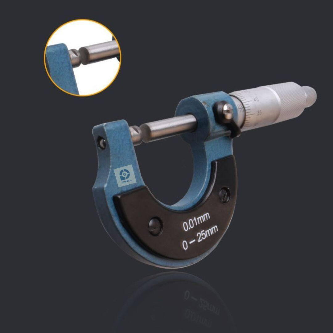 Micro Caliper ไมโครมิเตอร์ ขนาด 0-25 mm. ความละเอียด 0.01 mm. ใช้วัด ...