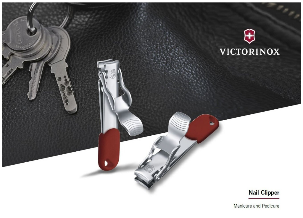 Victorinox Nail Clipper - Red (8.2050.B1) Swiss Made Nail Clipper | มีด ...