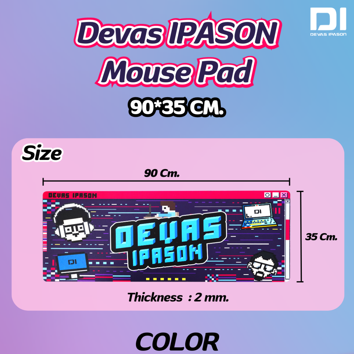IPASON Mouse Pad (แผ่นรองเมาส์) 90x35 Cm. | Shopee Thailand