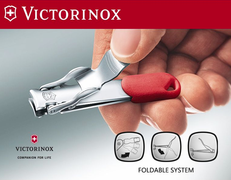 Victorinox Nail Clipper - Red (8.2050.B1) Swiss Made Nail Clipper | มีด ...